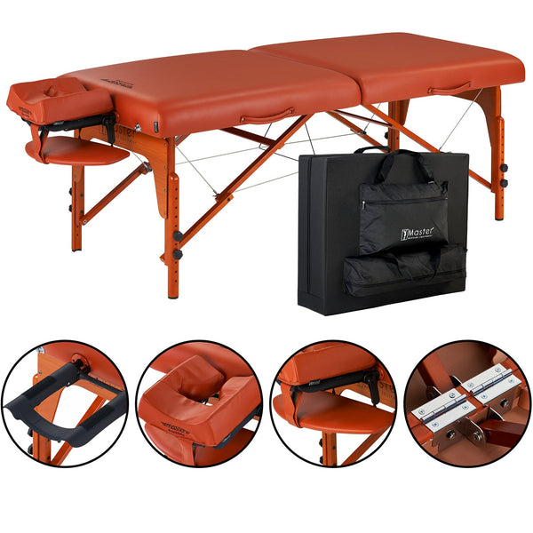 Master Massage 79cm Santana™ Mobile Massageliege Paket mit Memory Foam ...